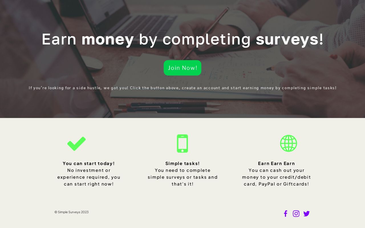 Complete free Surveys!